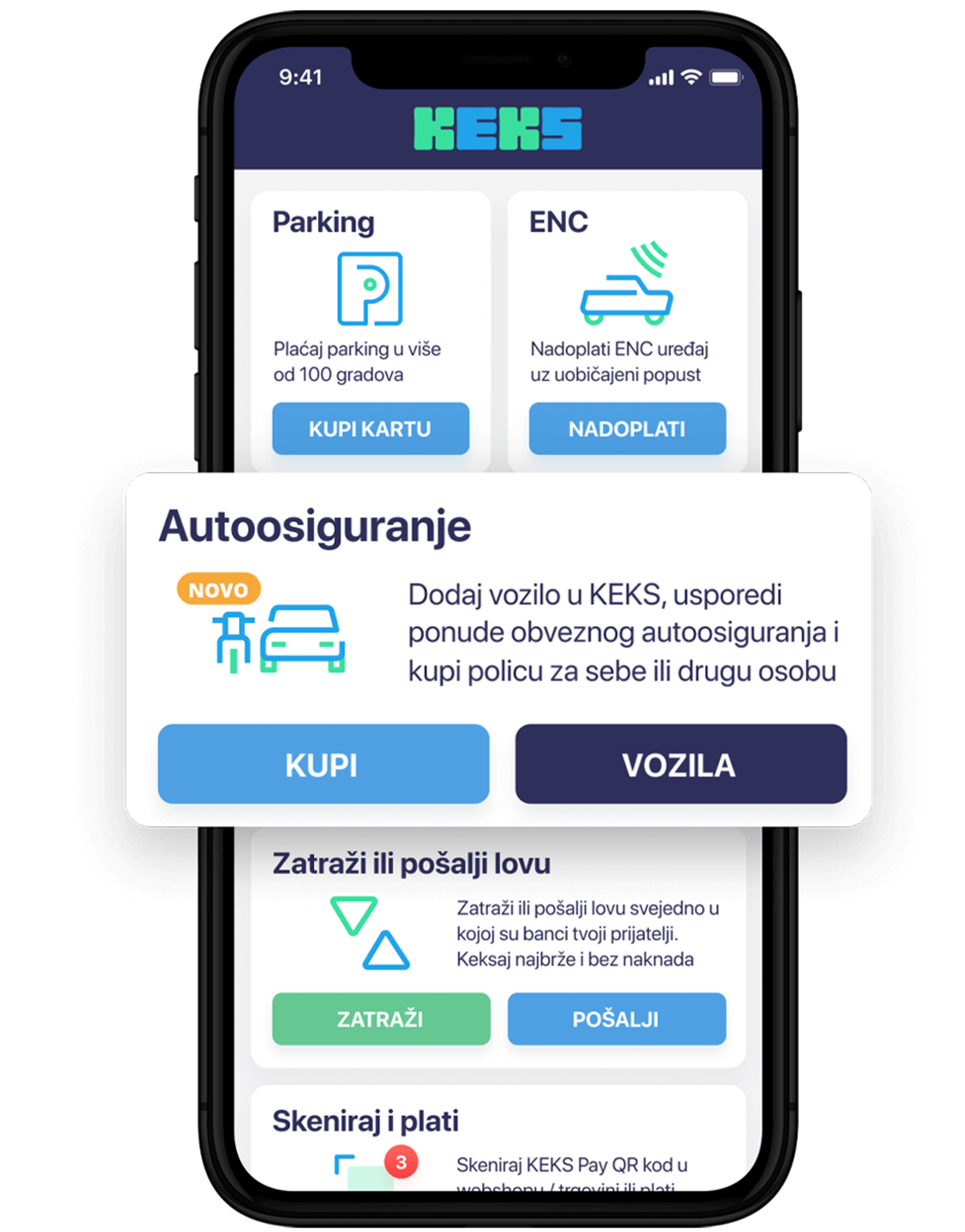 KEKS Pay Autoosiguranje