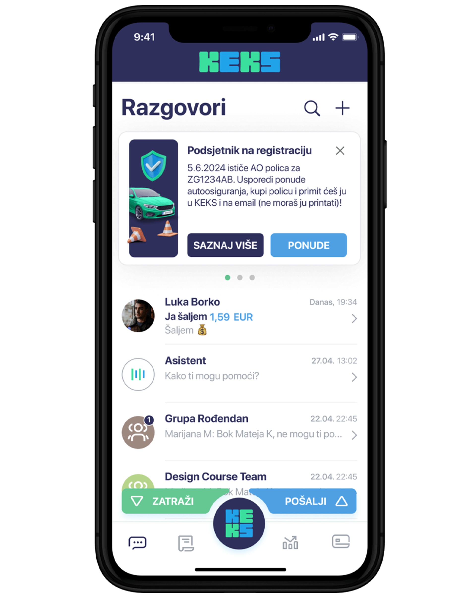 KEKS Pay Autoosiguranje